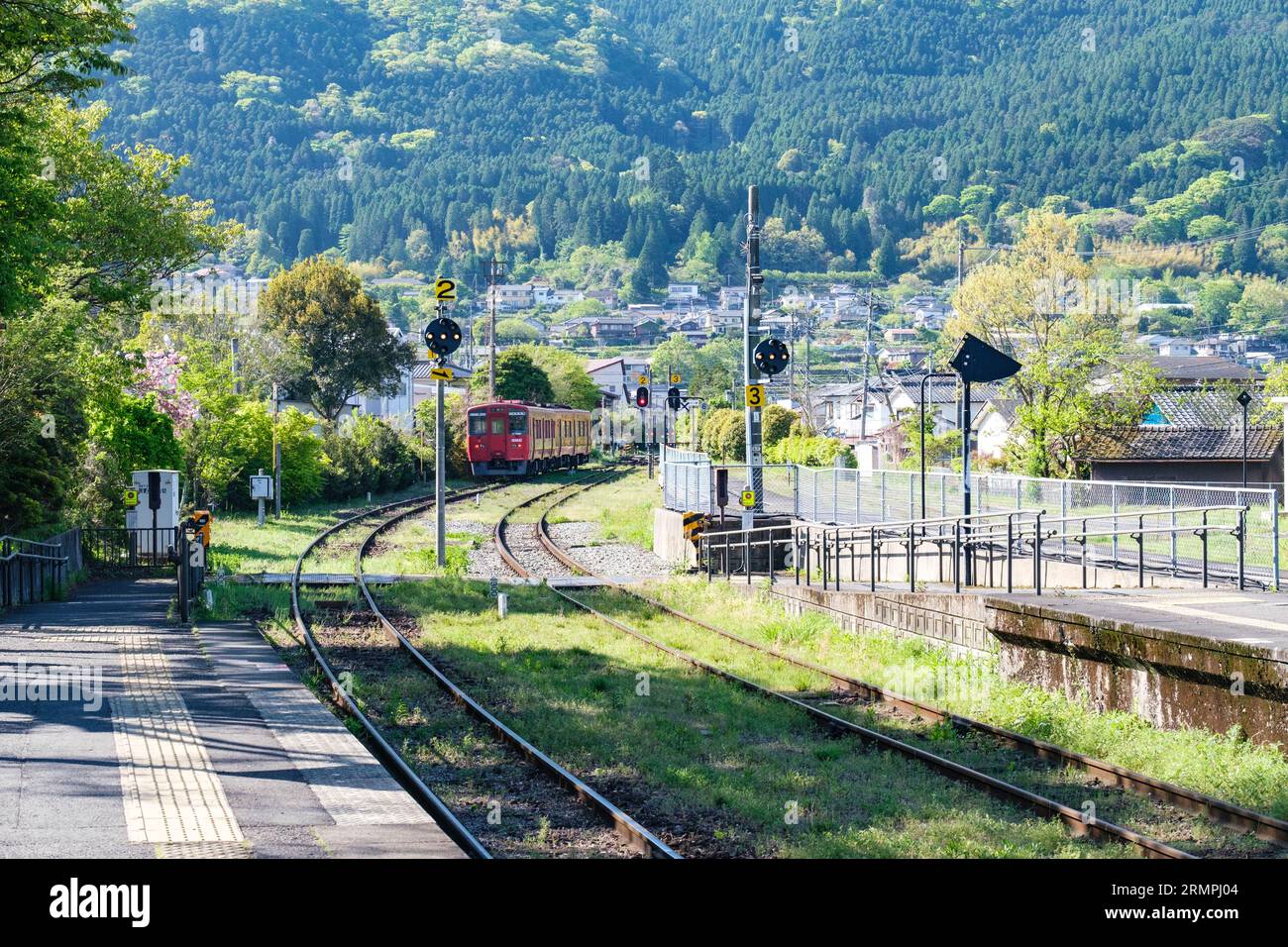 Yufuin station hi-res stock photography and images - Alamy