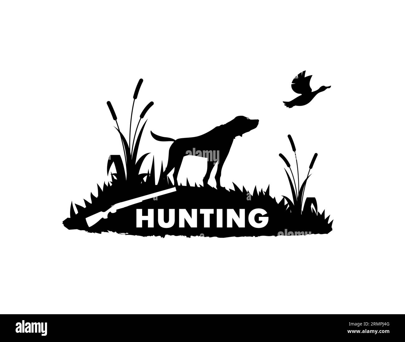 Flying duck scene Stock Vector Images - Alamy