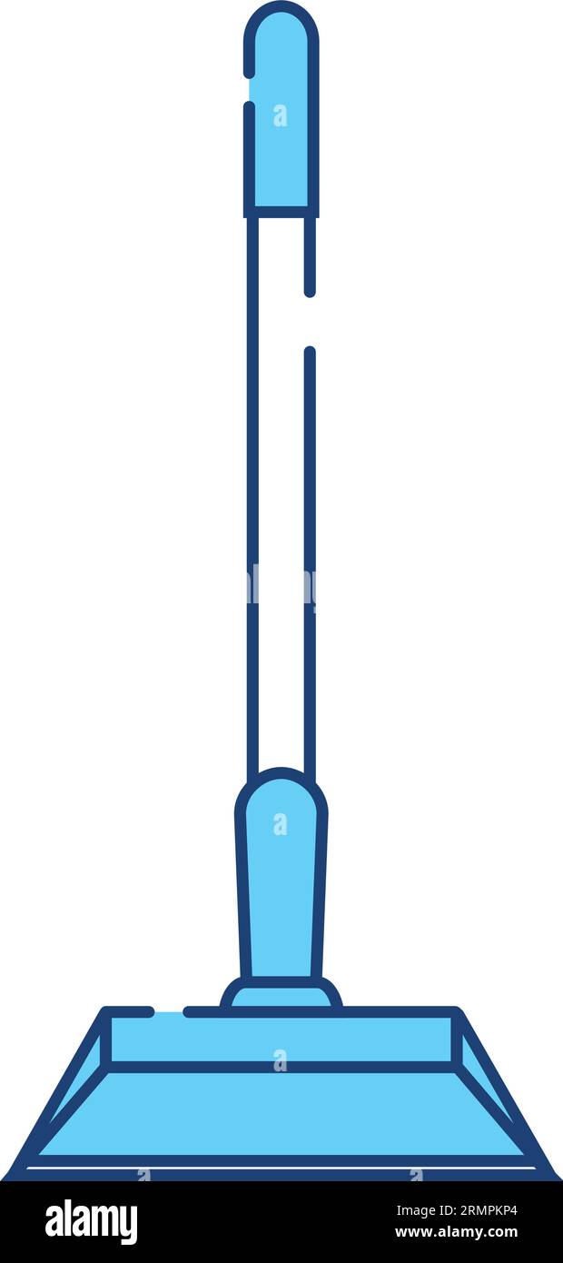 Isolated monochrome dust collector cleaning icon Vector Stock Vector ...