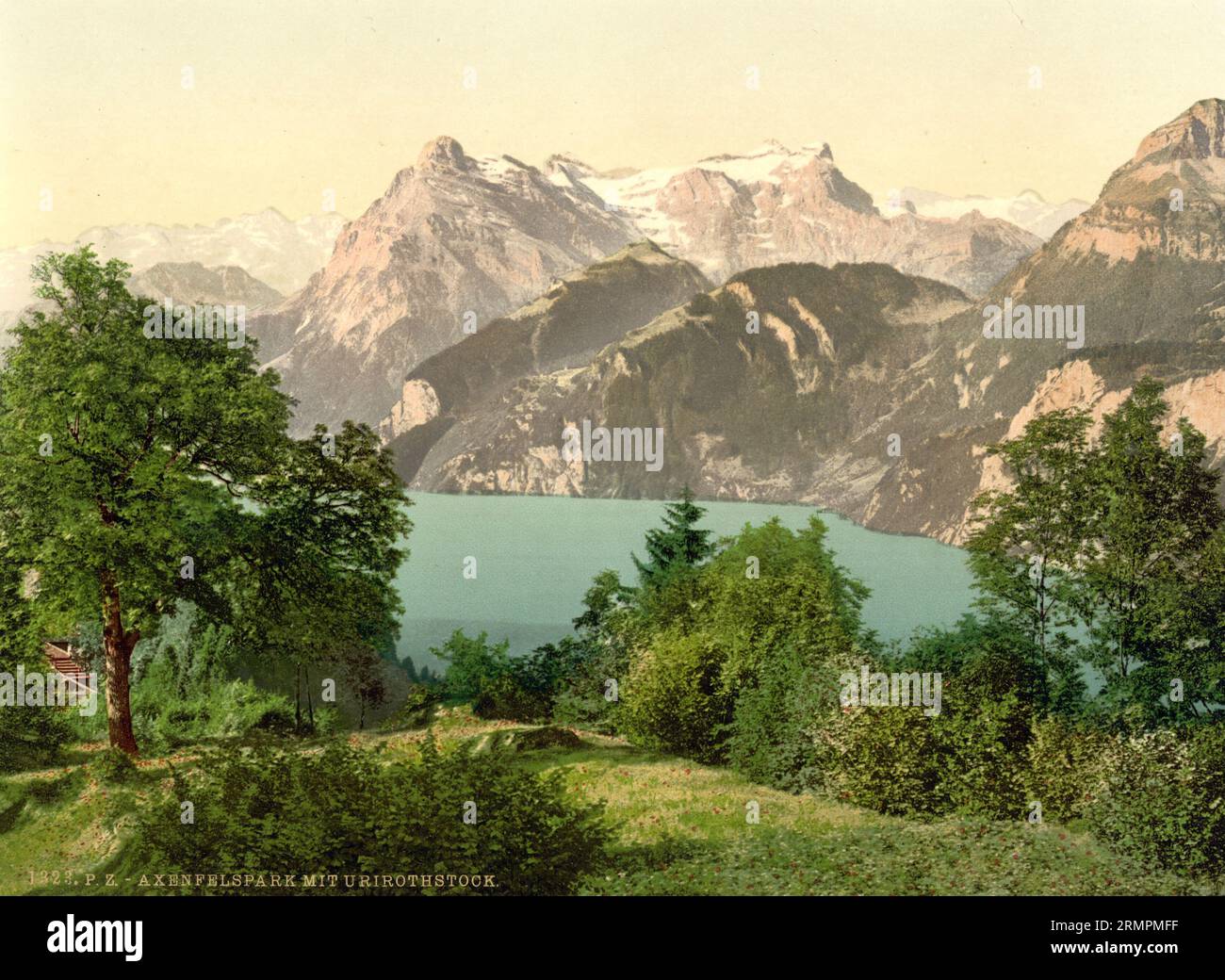 Morschach Axenstein, Lake Lucerne & Uri Rotstock Mountain, Morschach ...