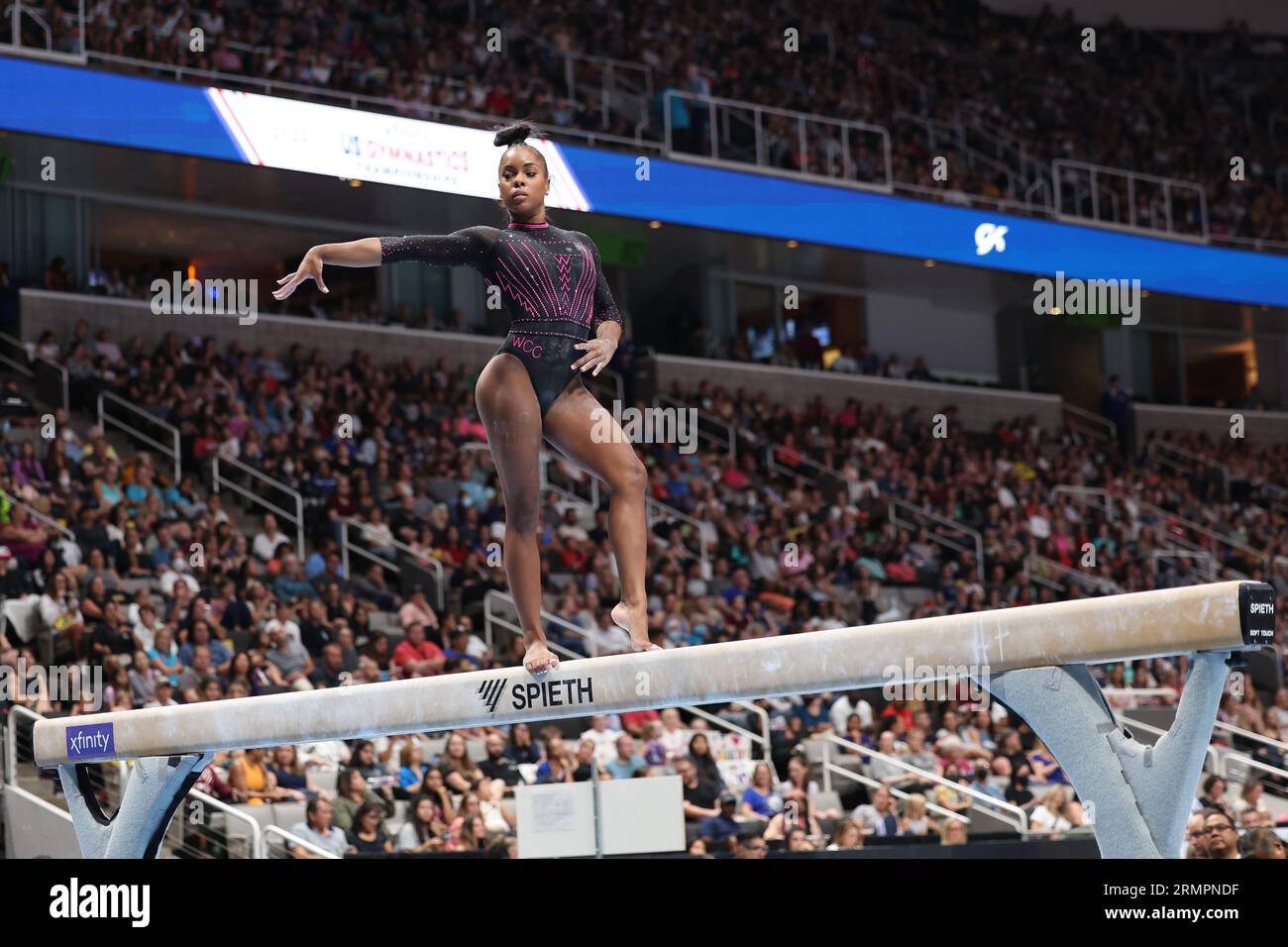 August 27, 2023: Gymnast Zoe Miller during the senior women day 2 ...