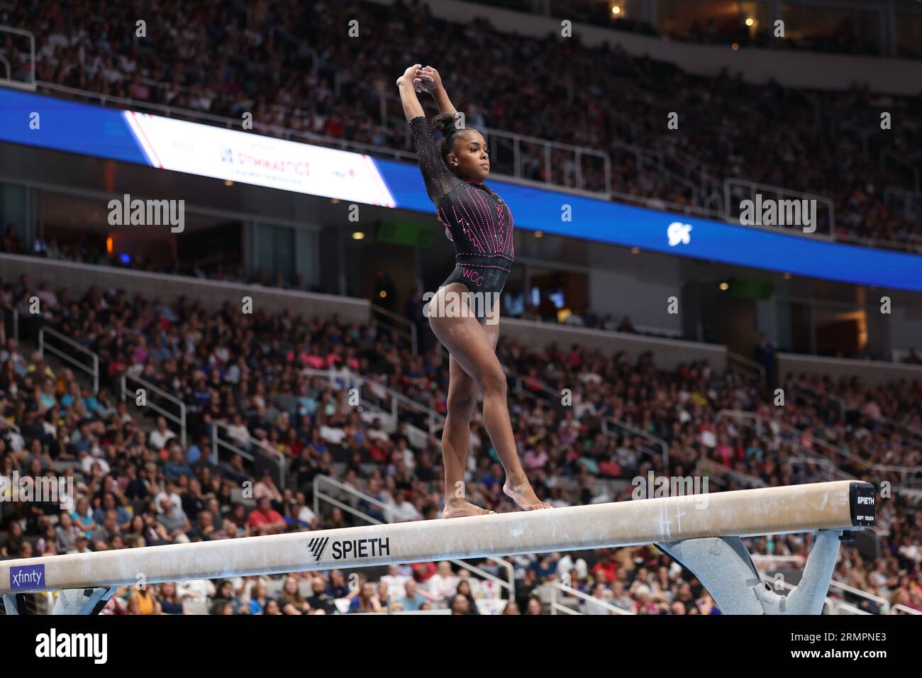 August 27, 2023: Gymnast Zoe Miller during the senior women day 2 ...