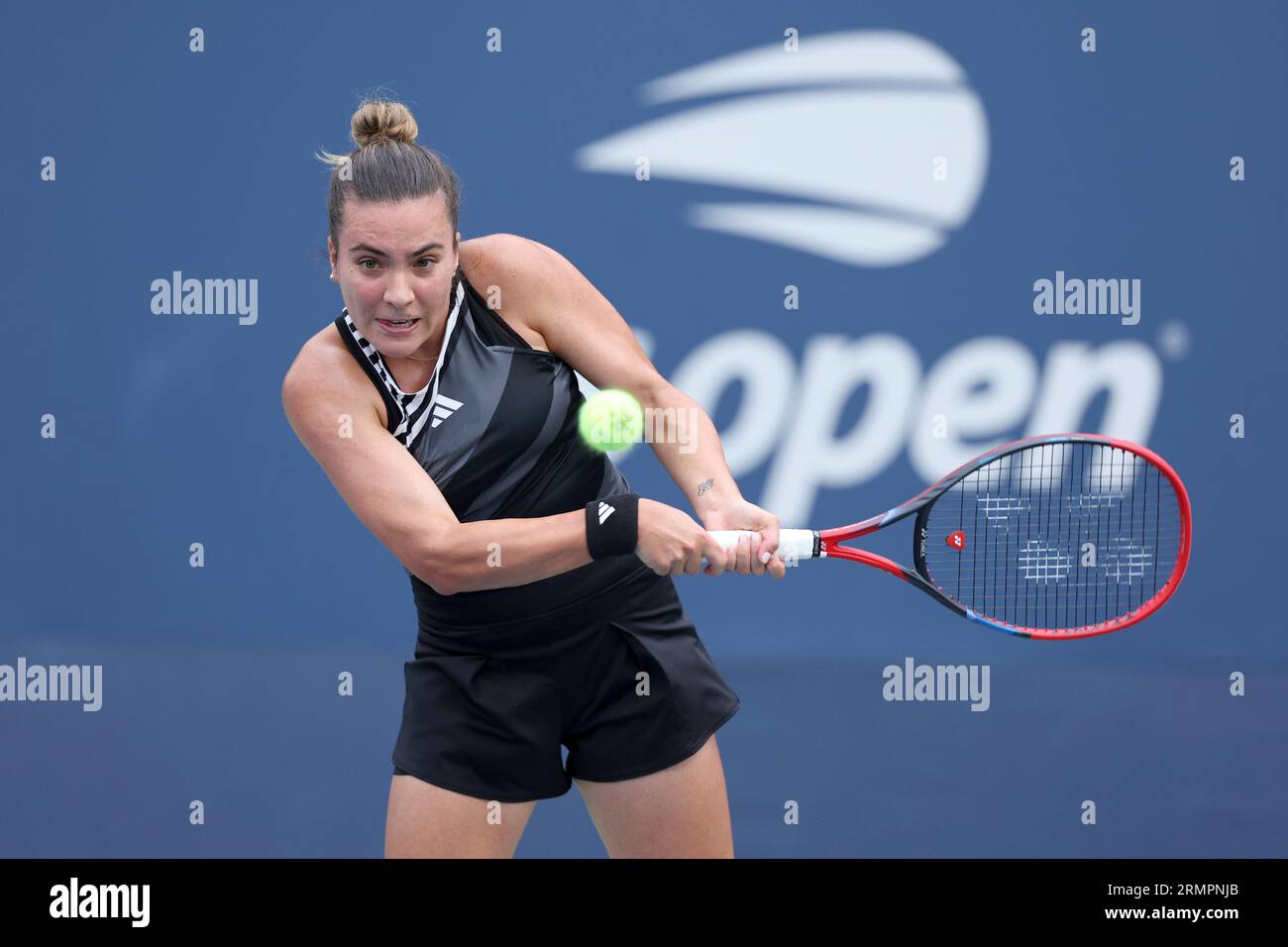Elena-Gabriela Ruse in action during a women's singles match at the ...