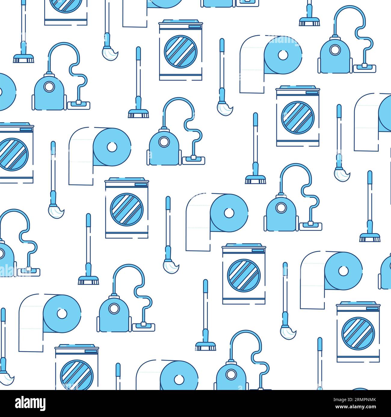 Seamless pattern background with cleaning icons Vector Stock Vector ...