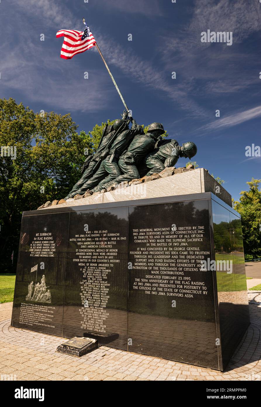 National Iwo Jima Memorial Newington, Connecticut, USA Stock Photo - Alamy