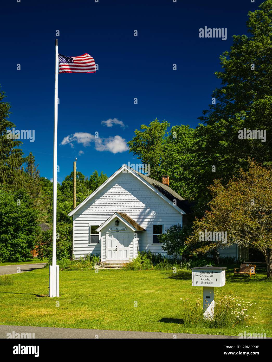 Milton Hall Milton Center Historic District, Milton Litchfield ...