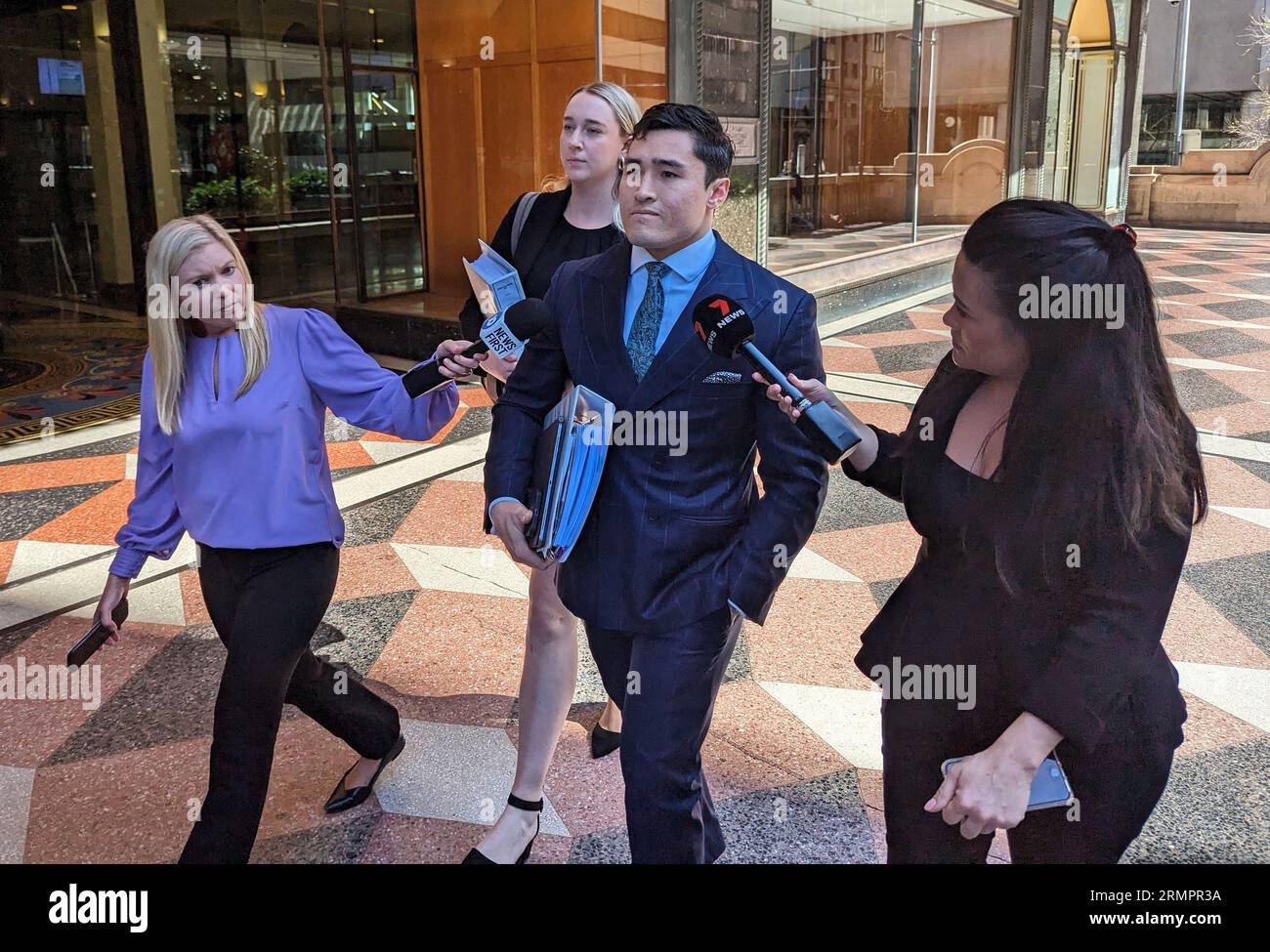 Sydney, Australia. 30th Aug, 2023. Ashley Ruscoe's lawyer Bryan Wrench ...