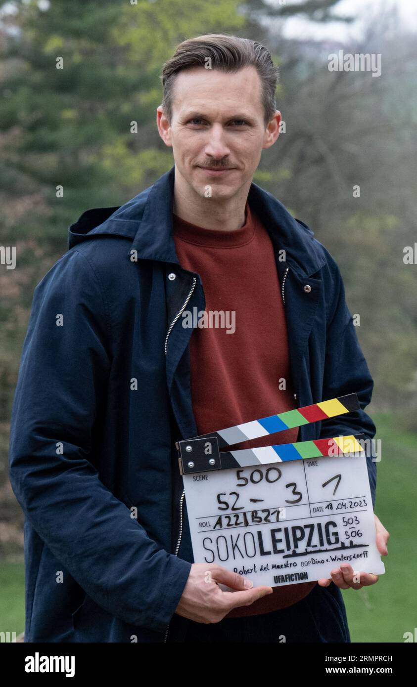 Leipzig, Germany. 18th Apr, 2023. Actor Johannes Hendrik Langer as ...