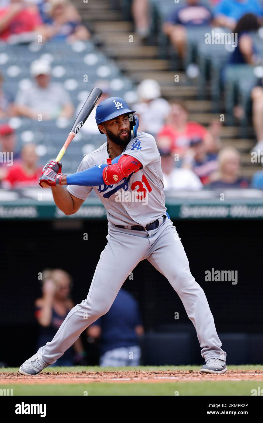 CLEVELAND, OH - AUGUST 24: Los Angeles Dodgers second baseman Amed ...