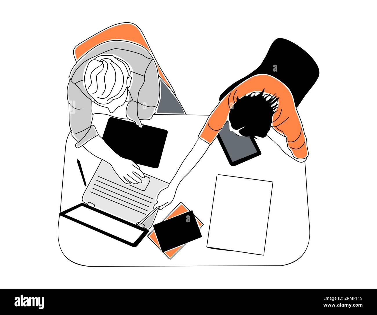 Team members Stock Vector Images - Alamy