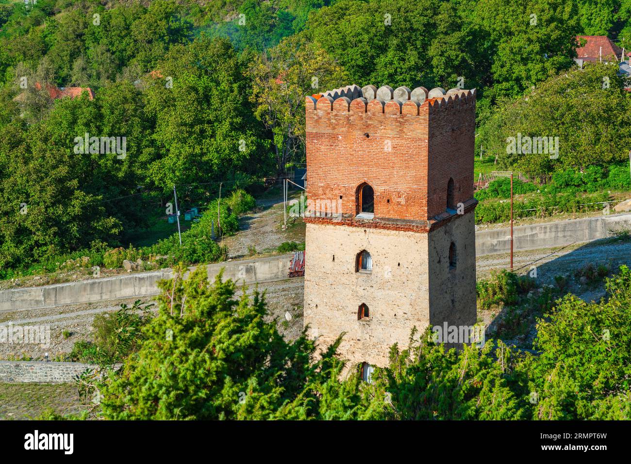 Sumug gala tower in the village of Ilisu, dates back to the 17th-18th ...