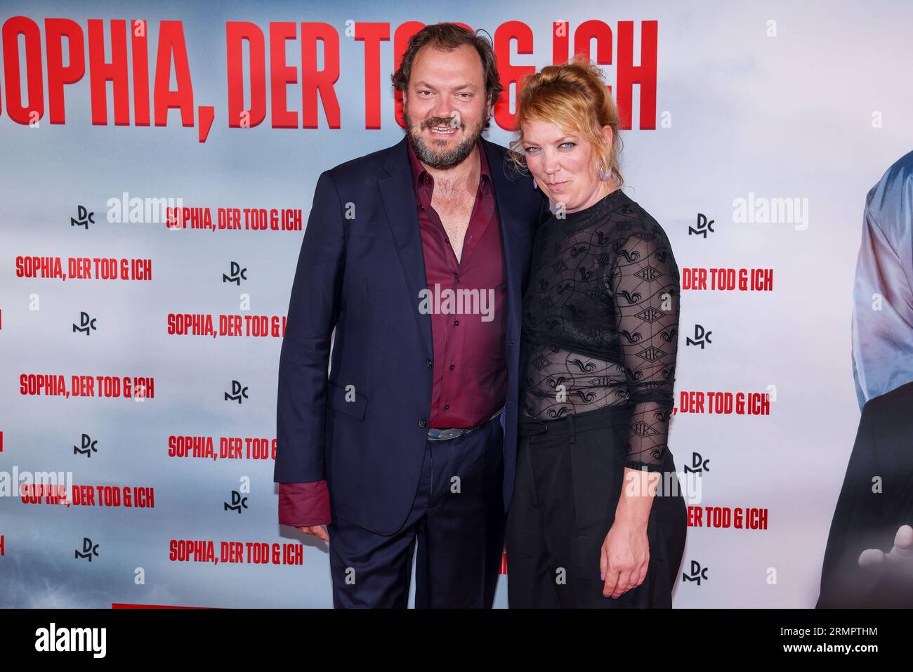 Berlin, Germany. 29th Aug, 2023. Charly Hübner and Lina Beckmann arrive ...