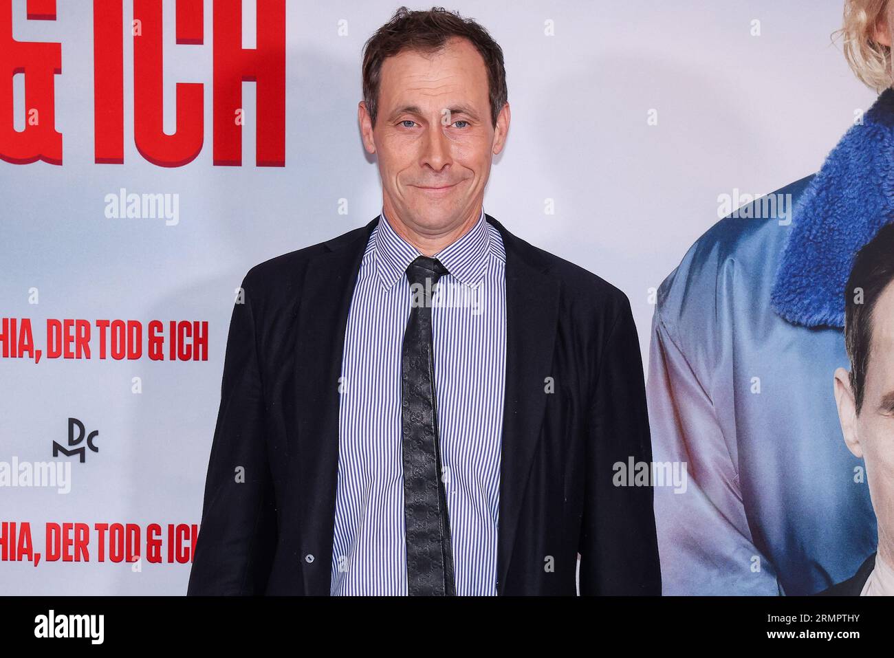 Berlin, Germany. 29th Aug, 2023. Marc Hosemann comes to the premiere of ...