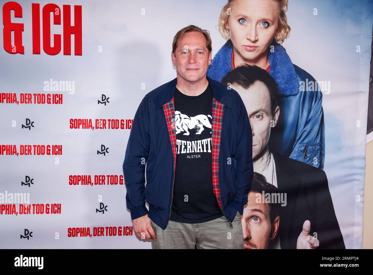 Berlin, Germany. 29th Aug, 2023. Thees Uhlmann comes to the premiere of ...