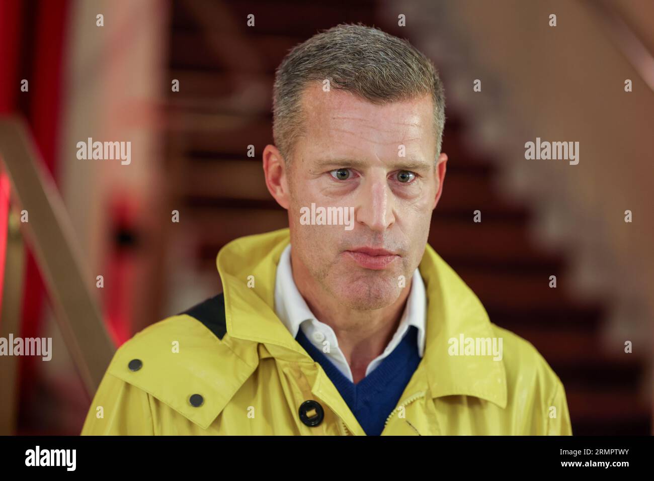 Berlin, Germany. 29th Aug, 2023. Benjamin von Stuckrad-Barre arrives at ...