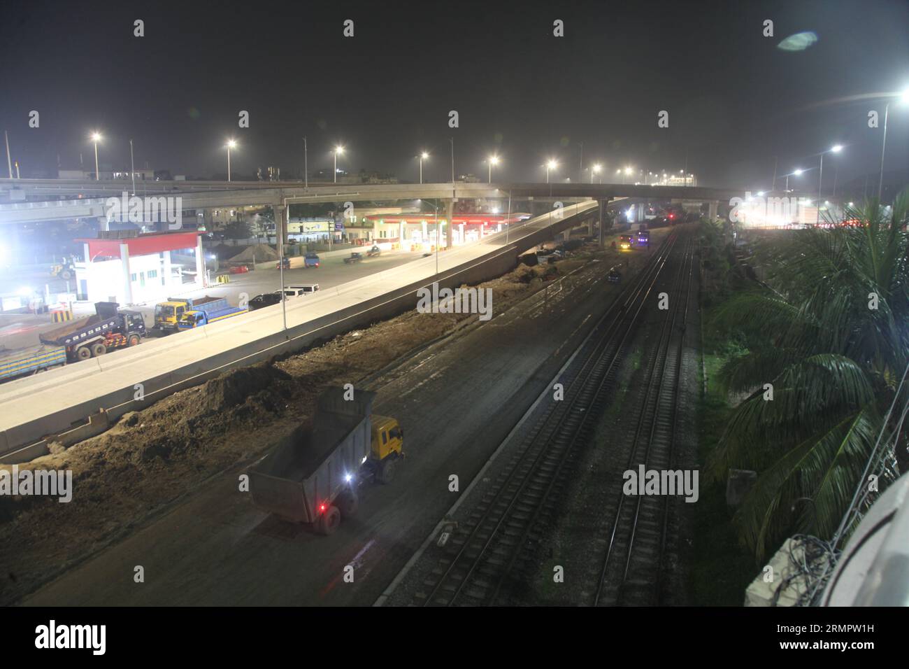 Dhaka Bangladesh.september 2,2023.Elevated Expressway In The Making: A ...