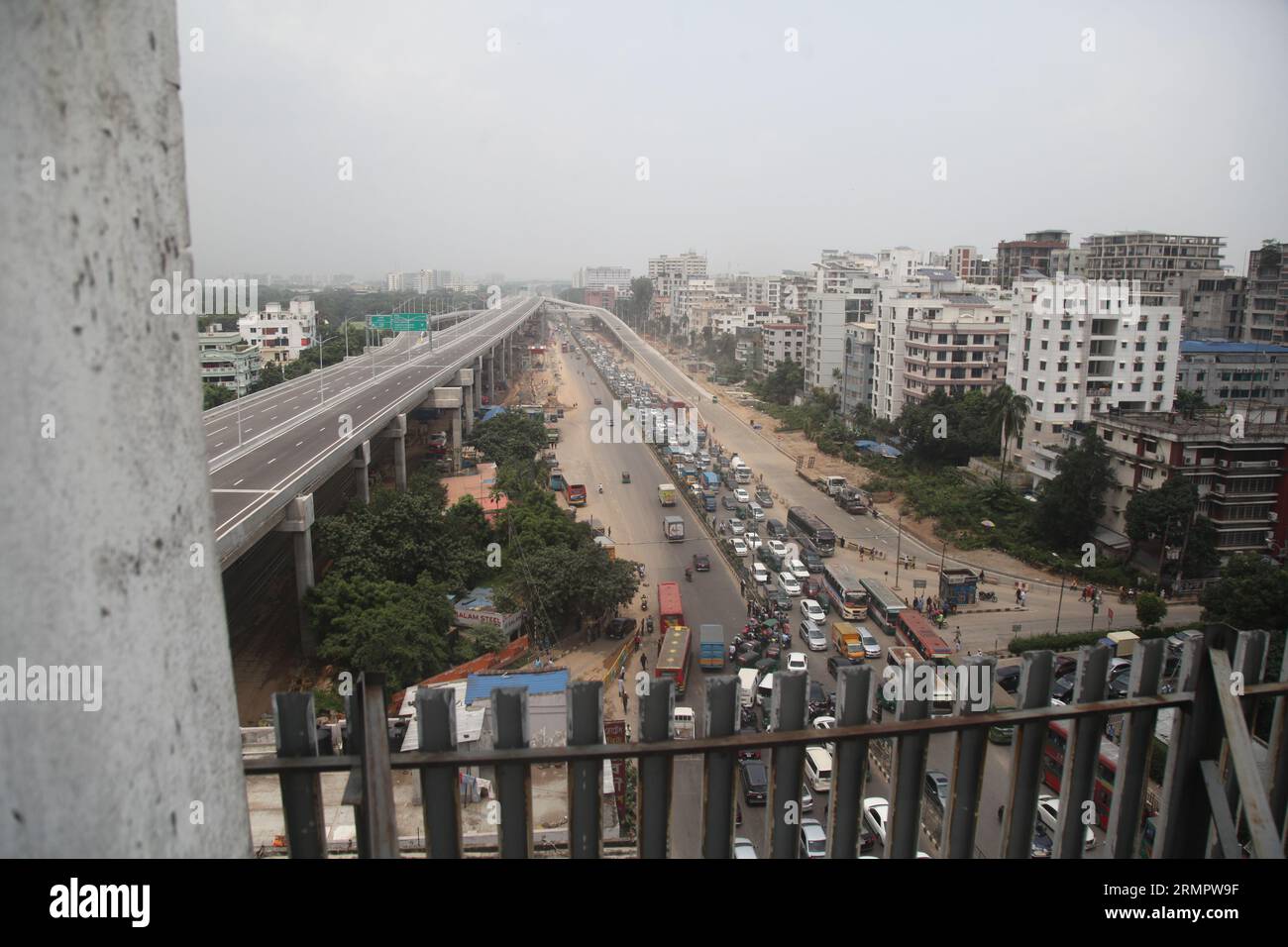 Dhaka Bangladesh.september 2,2023.Elevated Expressway In The Making: A ...