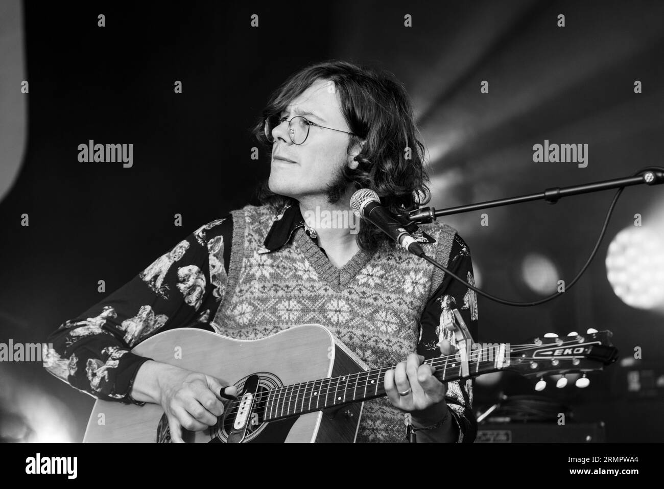 Spencer Cullum on the Walled Garden Stage at Green Man Festival in ...