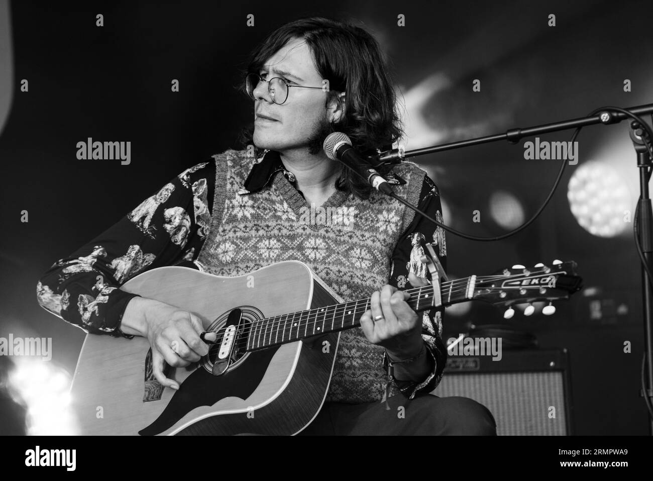 Spencer Cullum on the Walled Garden Stage at Green Man Festival in ...