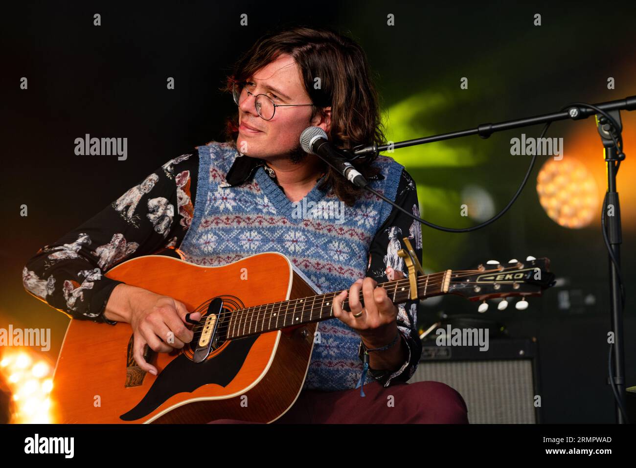 Spencer Cullum on the Walled Garden Stage at Green Man Festival in ...
