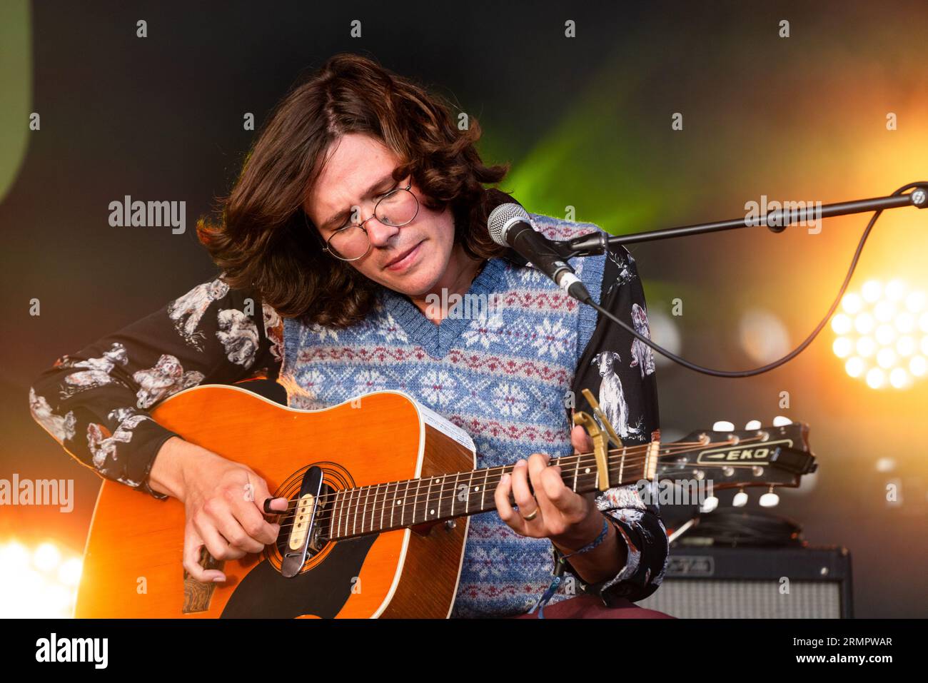 Spencer Cullum on the Walled Garden Stage at Green Man Festival in ...