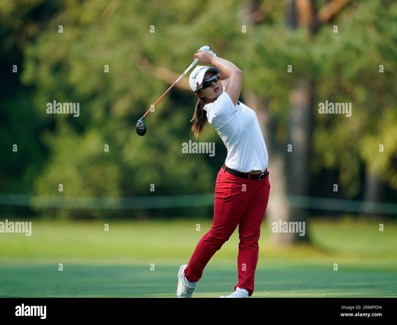 Sei Young Kim on the 7th hole at the 2023 Women's Open, at the ...