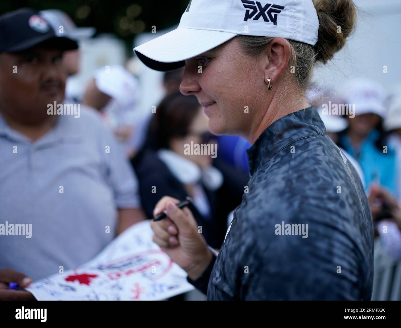 Linnea Strom at the 2023 Women's Open, at the Shaughnessy Golf and ...