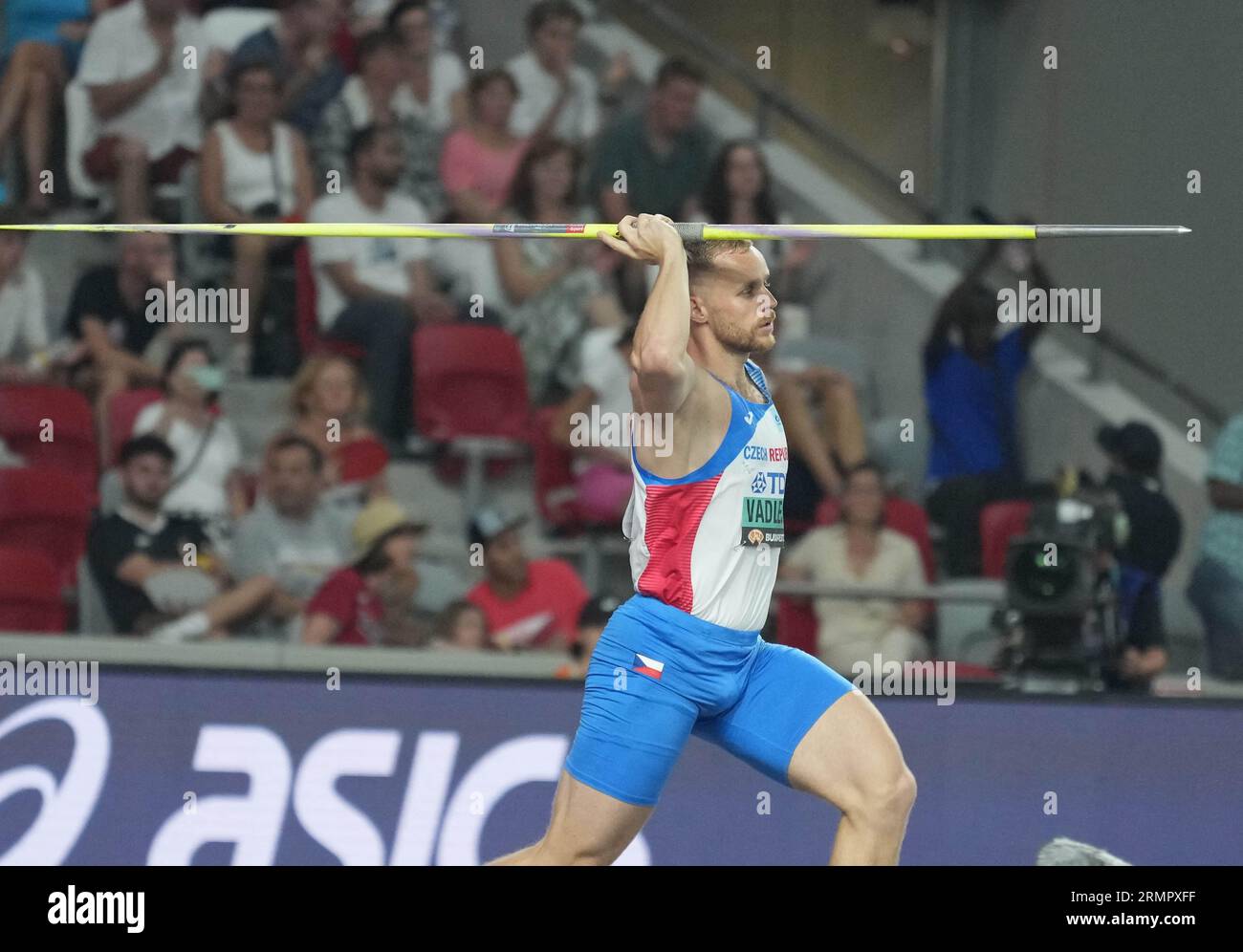 Budapest, Hungary. 27th Aug, 2023. Jakub VADLEJCH of CZE Final JAVELIN ...