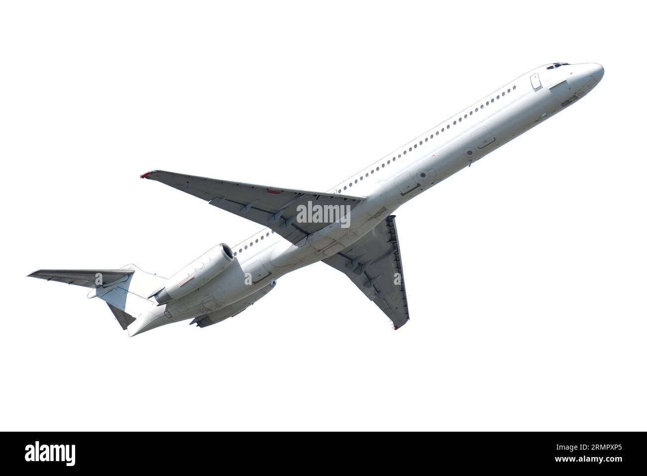 Plane is isolated on a clean white background Stock Photo - Alamy