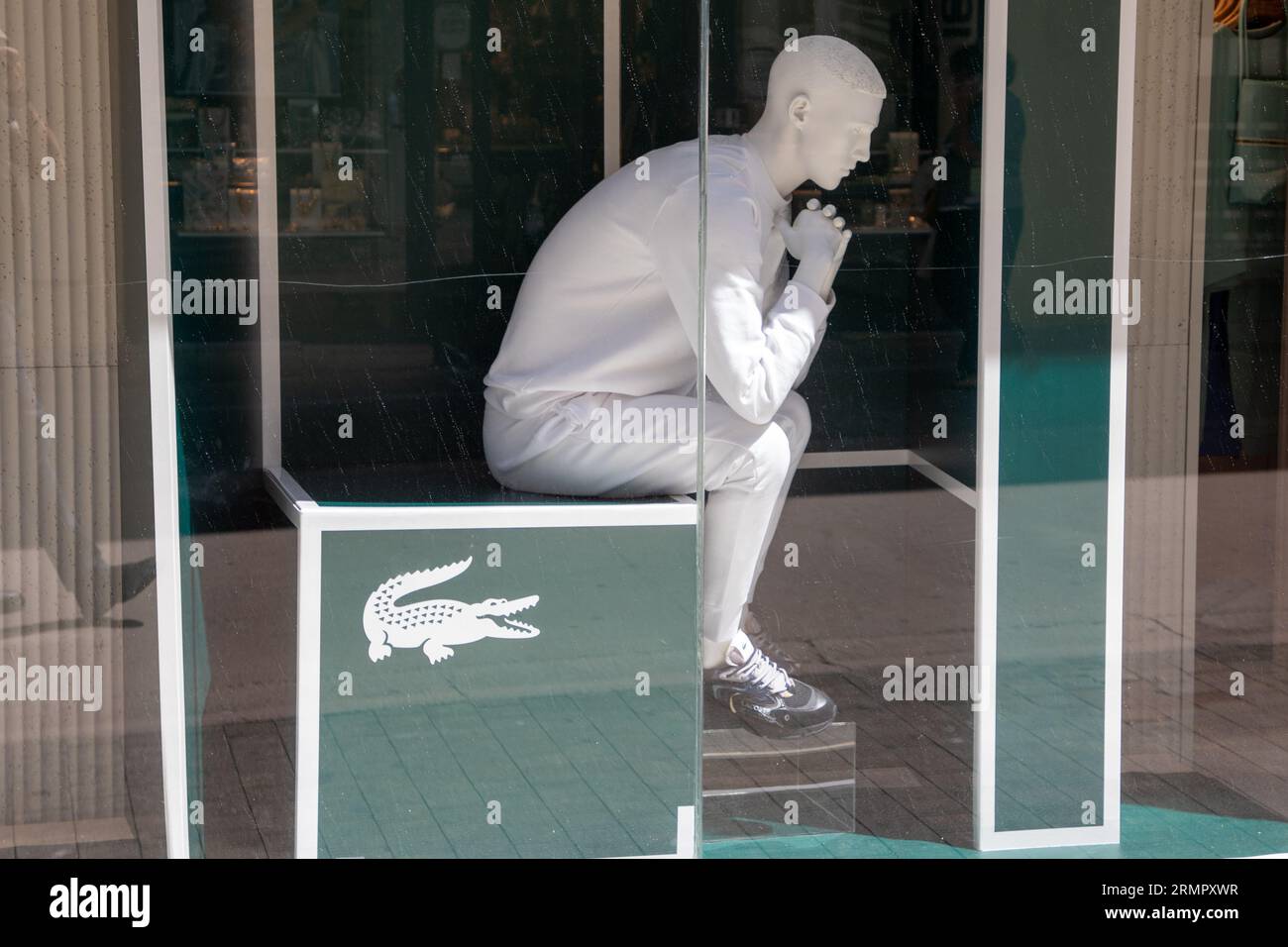 Lacoste shop window hi-res stock photography and images - Alamy