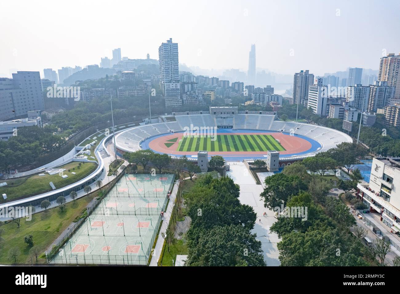 (FILE) Photo taken on November 9, 2022 shows the renovated Datian Bay ...
