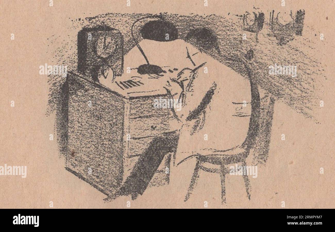 Original 1920s Art Deco illustrations about life activities ...