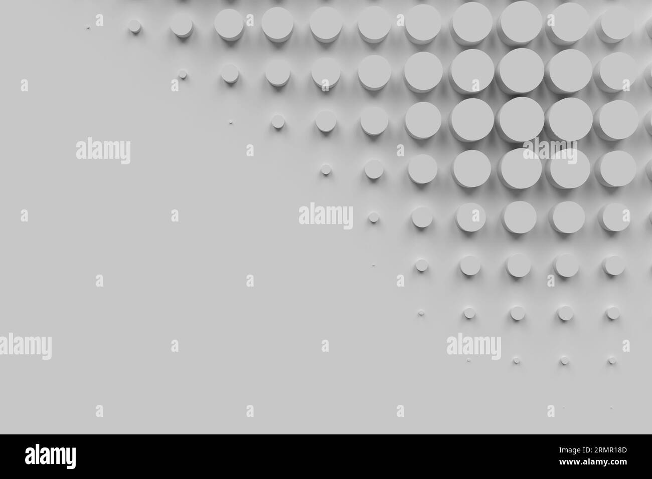 White minimal pattern background the circle pattern changes to a ...