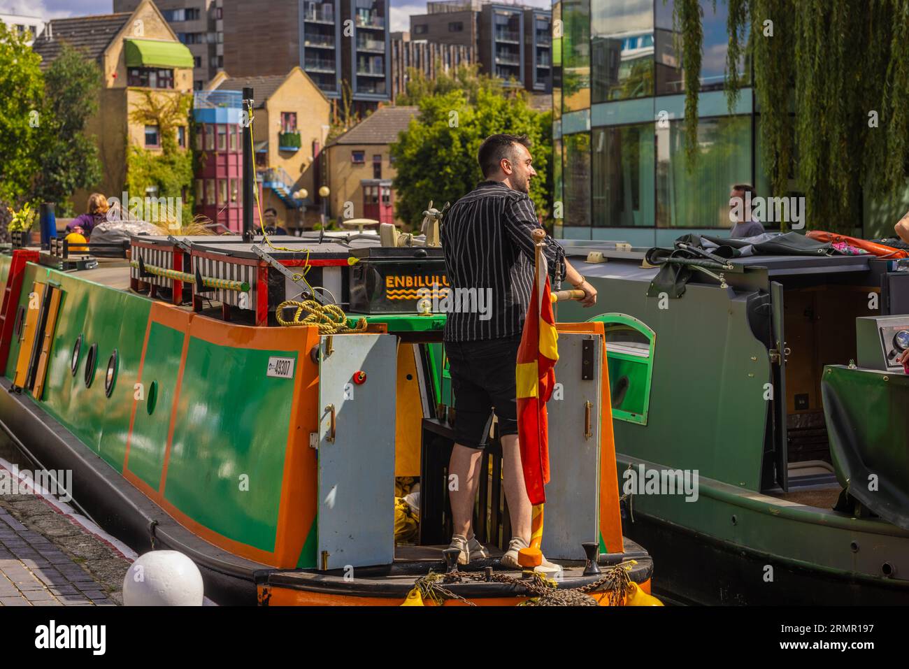 City Road Lock Regent's Canal London Stock Photo - Alamy