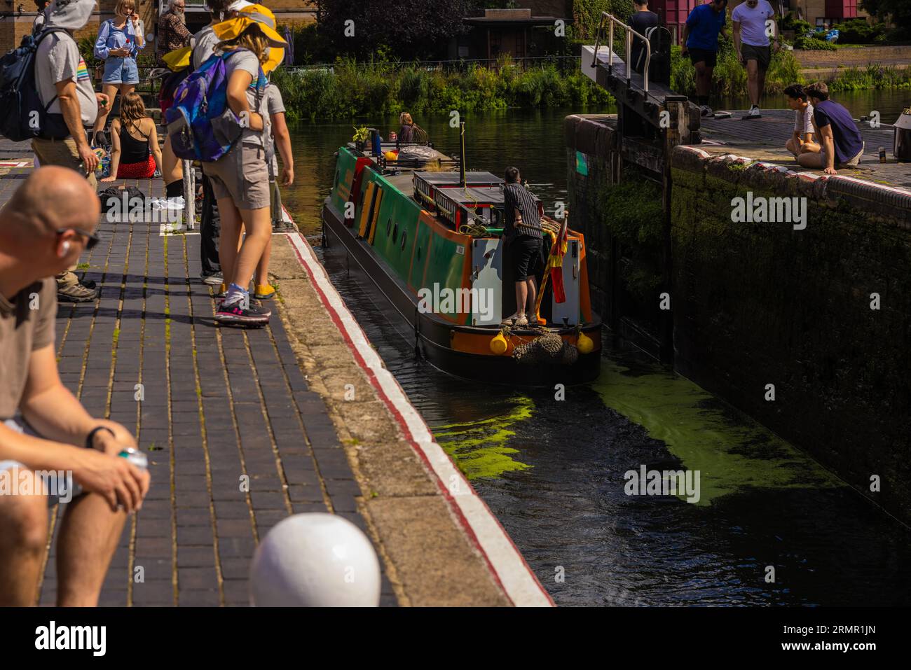 City Road Lock Regent's Canal London Stock Photo - Alamy