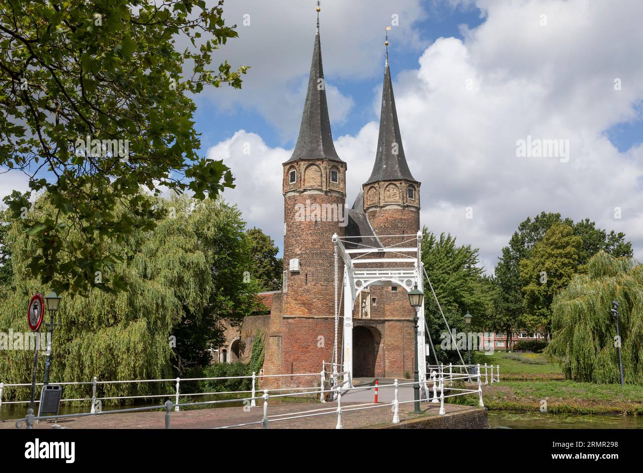 Historical city gate in Delft, the Netherlands Stock Photo - Alamy