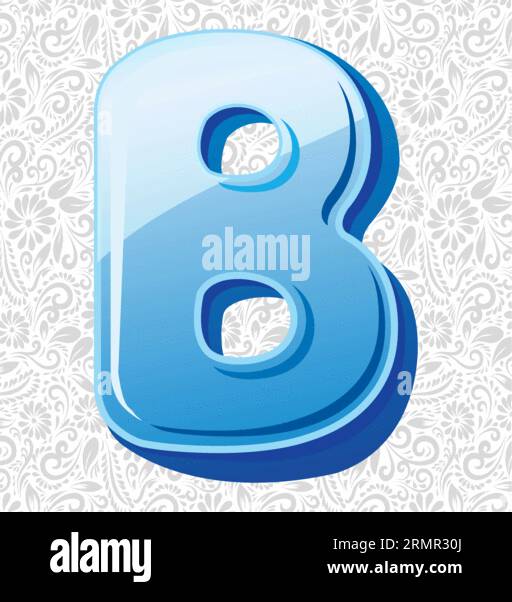 Alphabet Letter B, Alphabet Letter Design, Alphabet Letter illustration ...