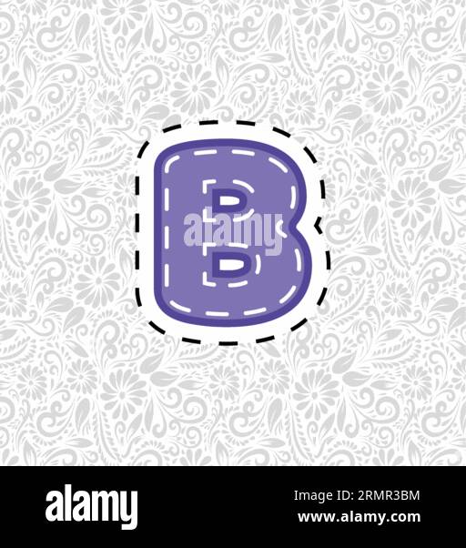 Alphabet Letter B, Alphabet Letter Design, Alphabet Letter illustration ...