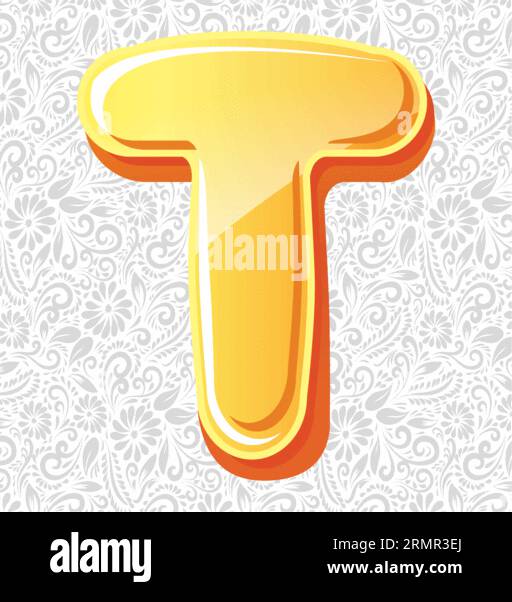 Alphabet Letter T, Alphabet Letter Design, Alphabet Letter illustration ...