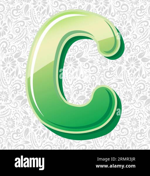 Alphabet Letter C, Alphabet Letter Design, Alphabet Letter illustration ...