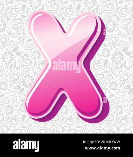 Alphabet Letter X, Alphabet Letter Design, Alphabet Letter illustration ...