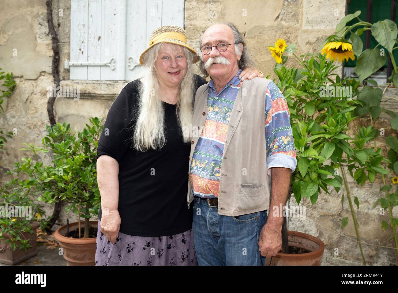 Angouleme, France. 25th Aug, 2023. Director Yolande Moreau and her ...