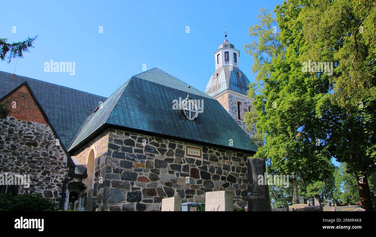 Huittisten kirkko, 1500, 1794, 1860, Huittinen, Finland Stock Photo - Alamy