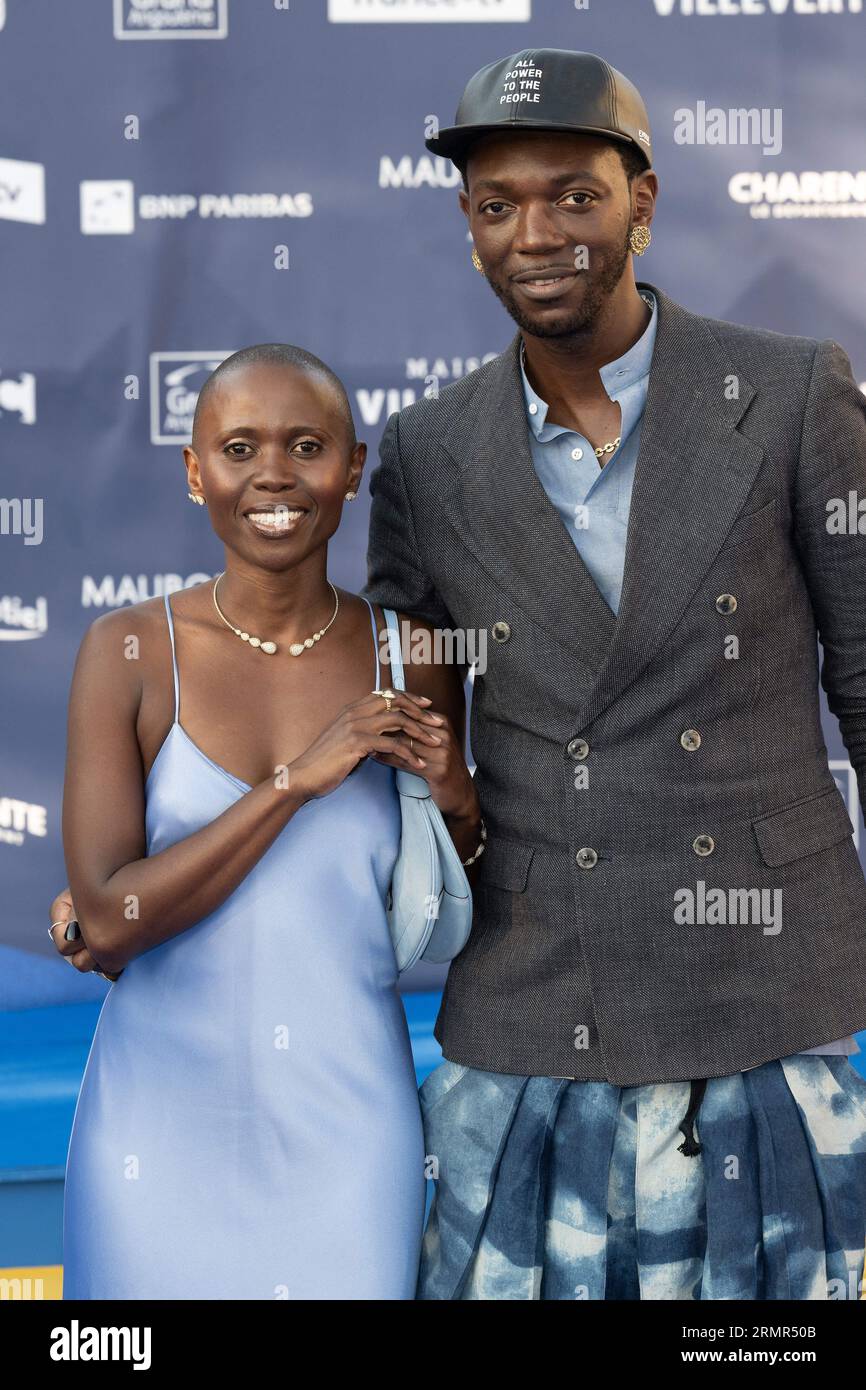Angouleme, France. 24th Aug, 2023. Eliane Umuhire and Director Baloji ...