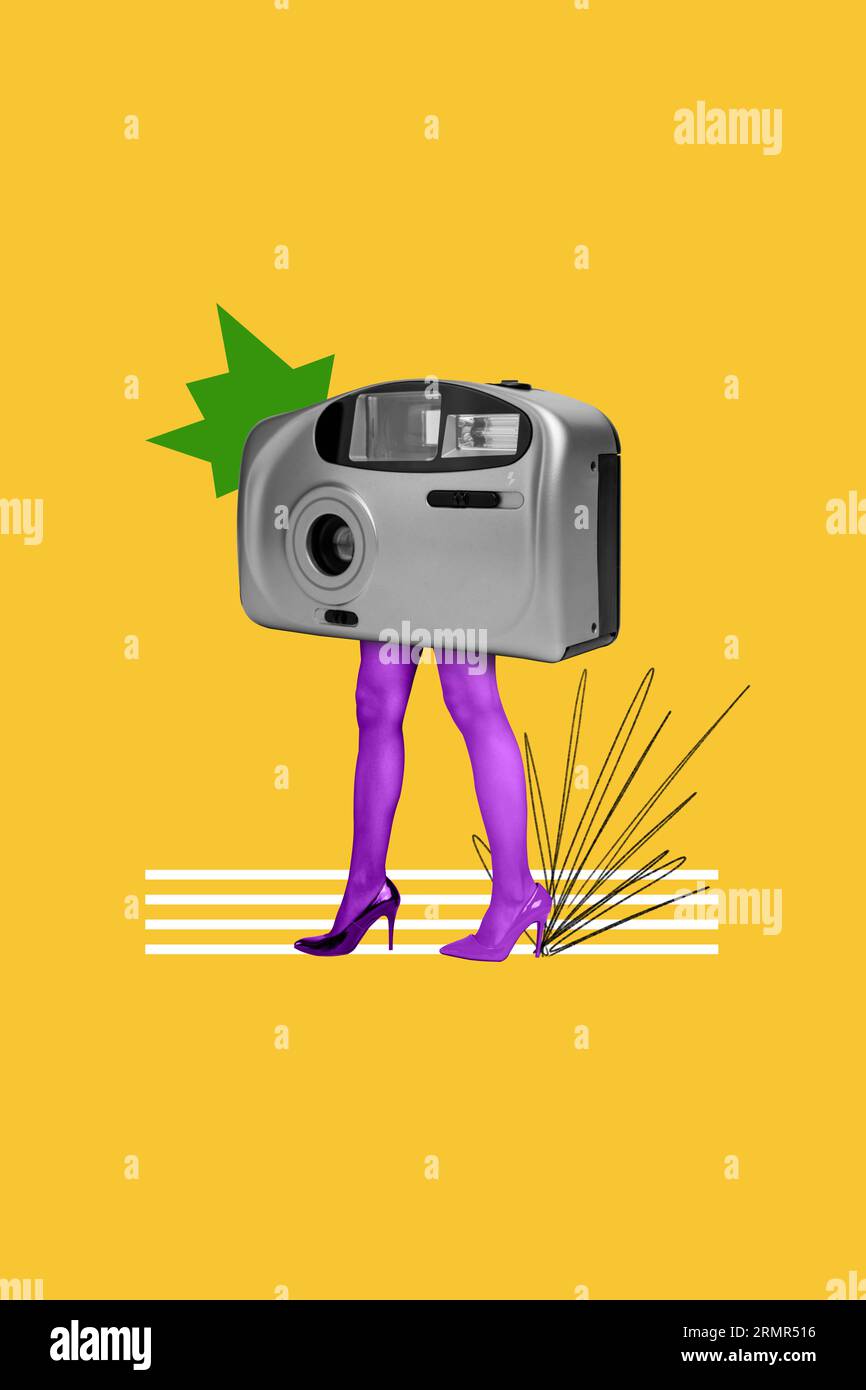 Composite collage picture image of woman legs beauty defile high heels ...