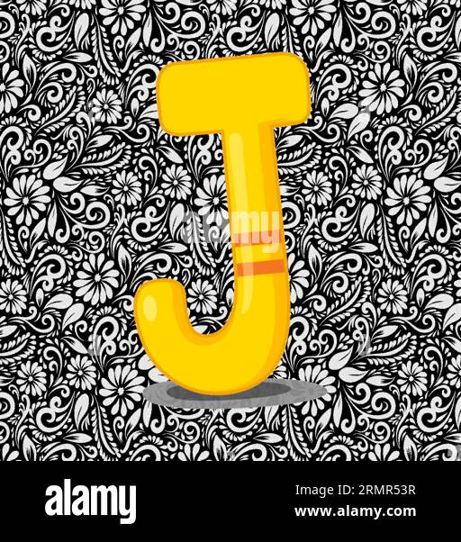 Alphabet Letter J, Alphabet Letter Design, Alphabet Letter illustration ...