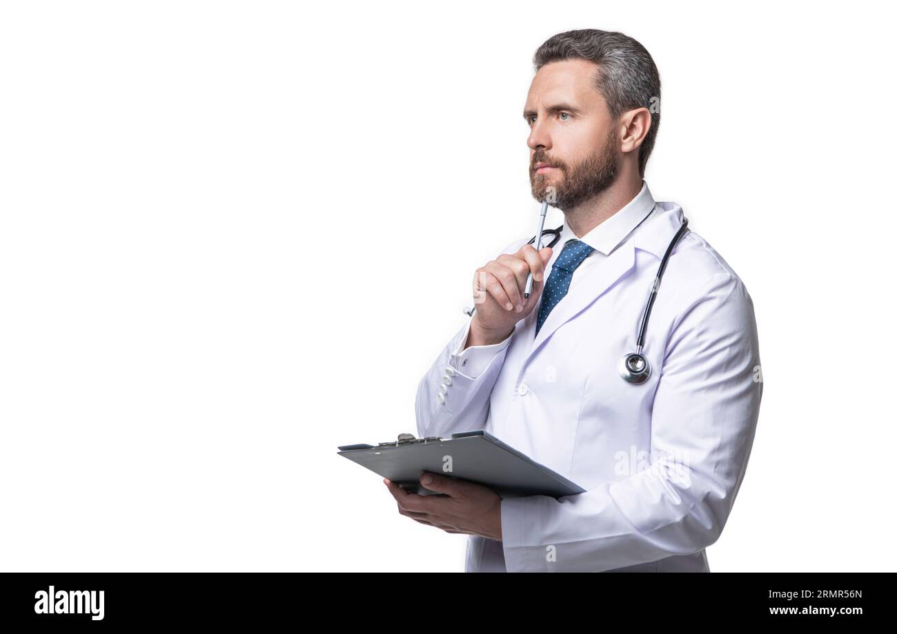 internist with anamnesis in studio, banner. internist with anamnesis on ...