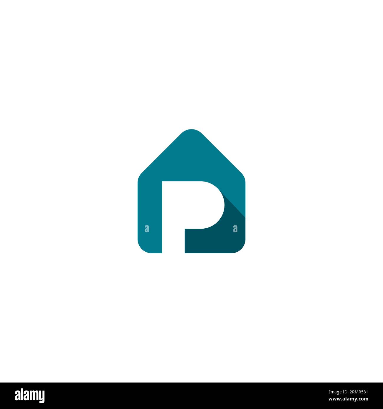 Letter P Home Logo Design. P Real Estate Logo Stock Vector Image & Art ...