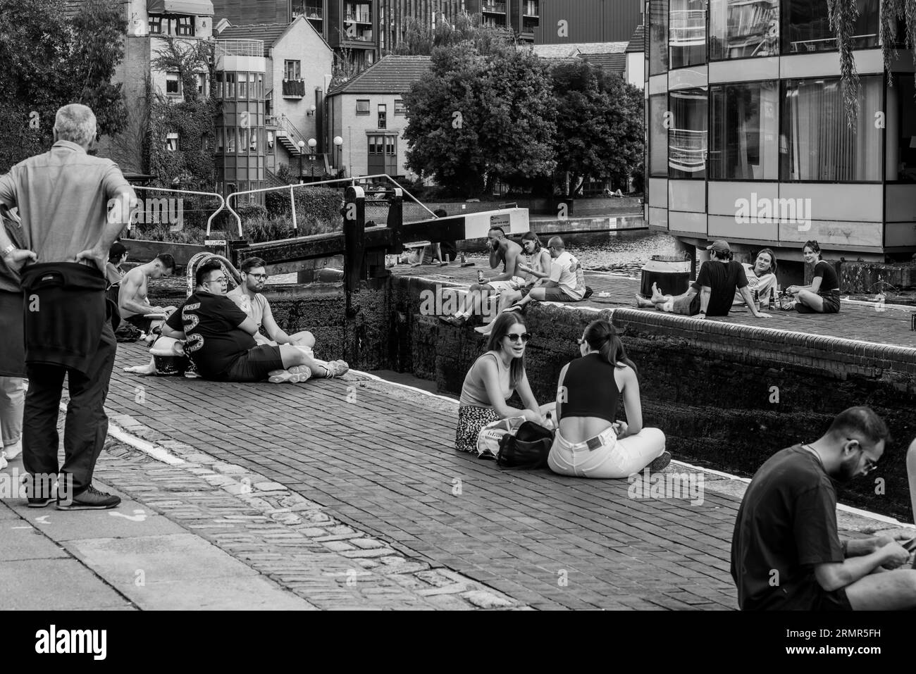 City Road Lock Regent's Canal London Stock Photo - Alamy
