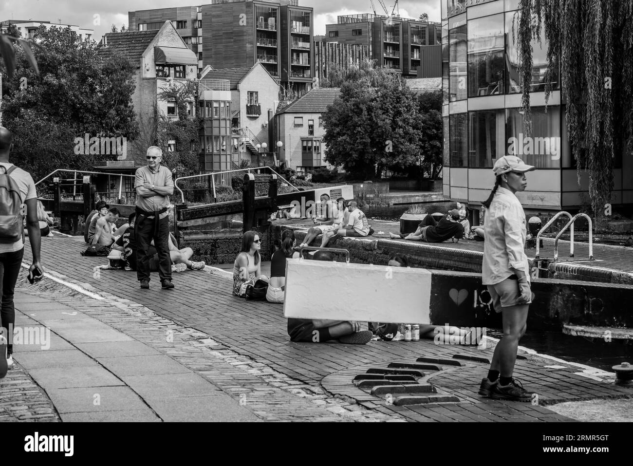 City Road Lock Regent's Canal London Stock Photo - Alamy